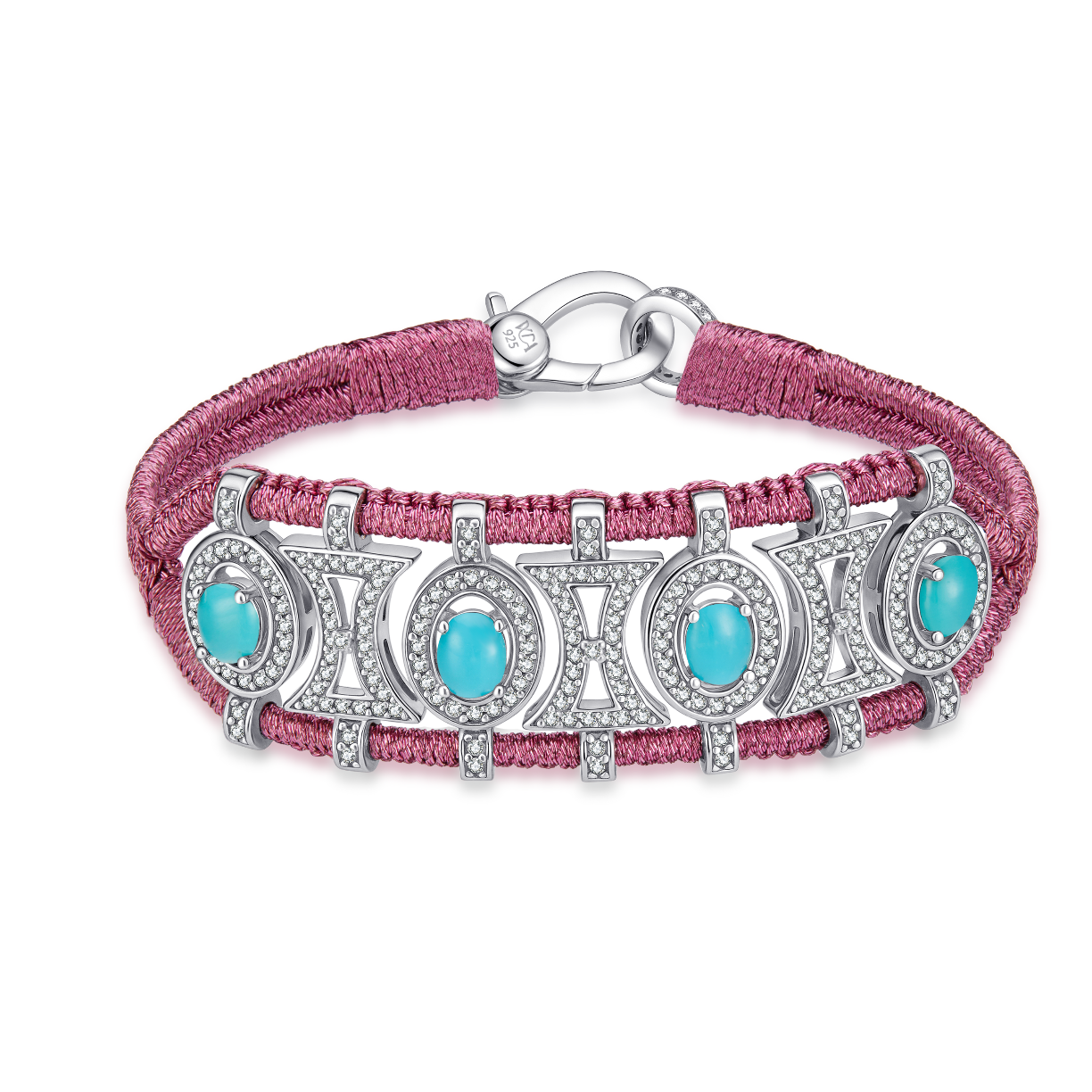 Olinda candy bracelet - Turquoises – Van Den Abeele PARIS