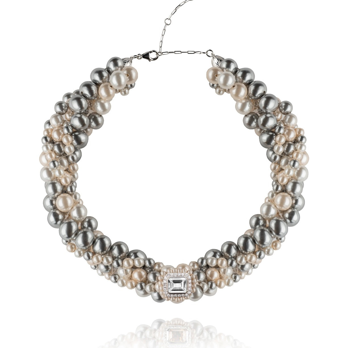 Collier Tornado Grosse Perle – Van Den Abeele PARIS