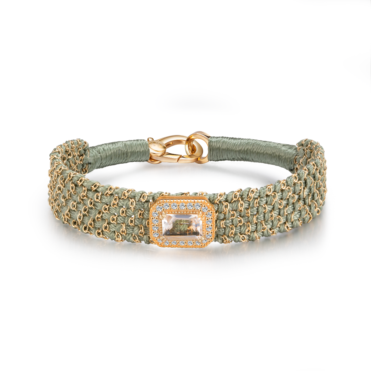 Moss Vicky bracelet - Crystal – Van Den Abeele PARIS